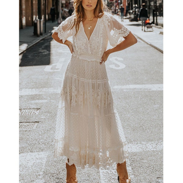 Lace Sundress - Etsy
