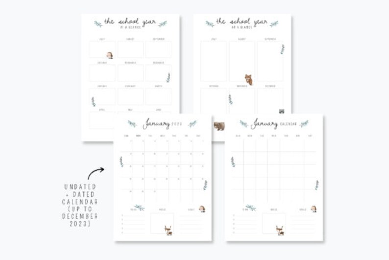Printable Home School Planner - Etsy