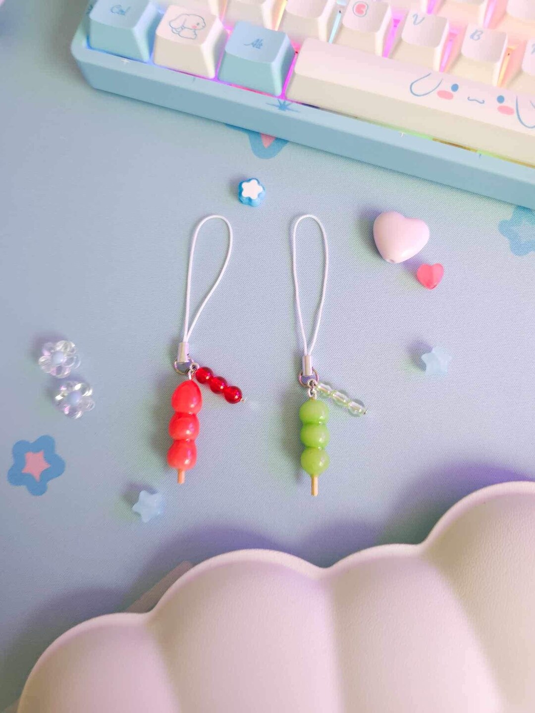 Tanghulu Clay Charms strawberry Tanghulu Muscat Grape Tanghulu - Etsy