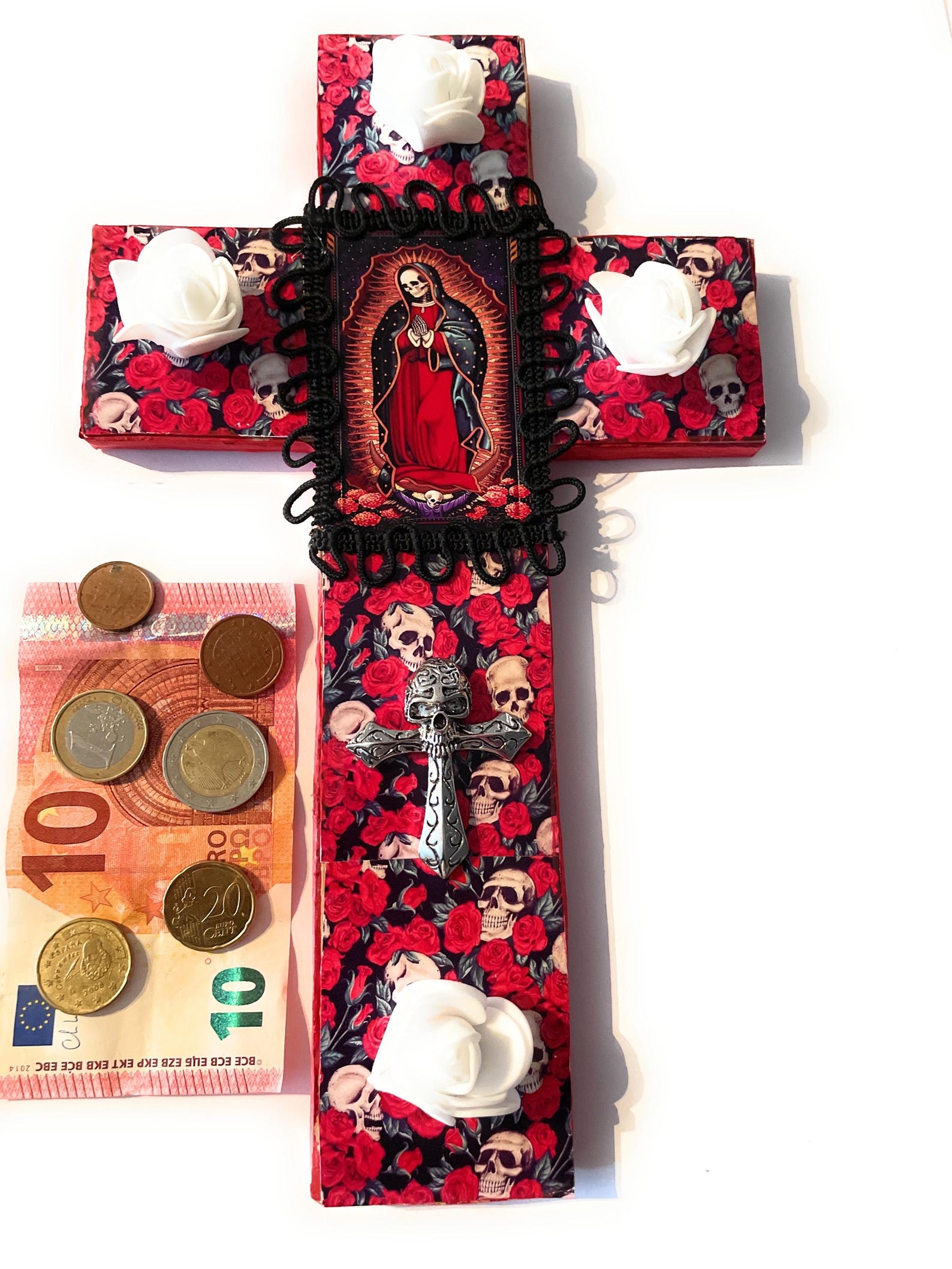 La Santa Muerte, CROSS Oratory Altar Wicca Spirituality Religion ONLY ...
