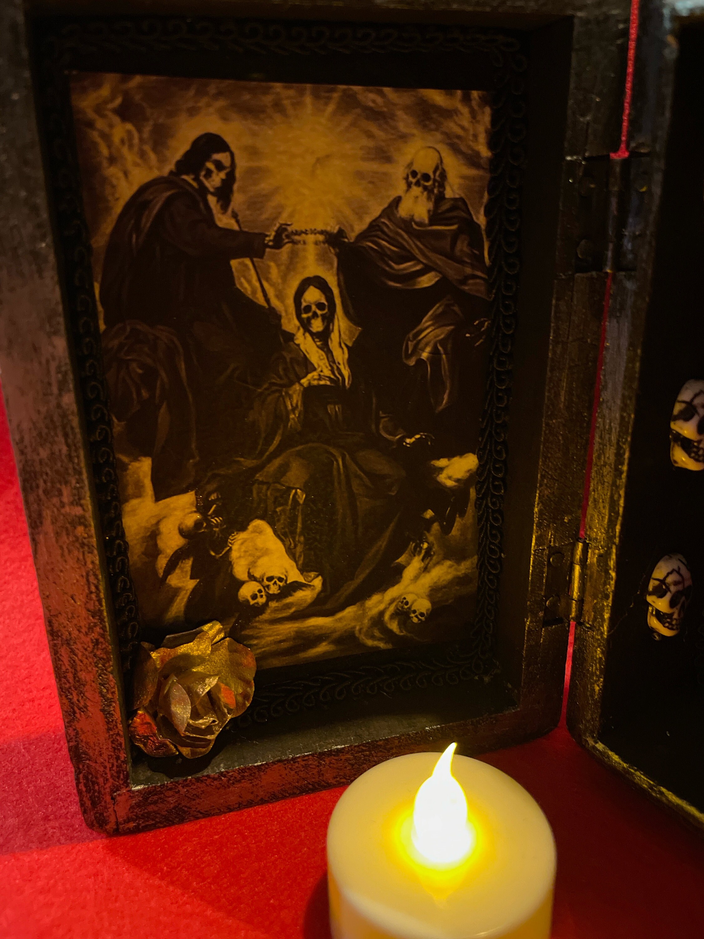 The Holy Death Allegory Holy Trinity and Christ in the Arms of Death ...