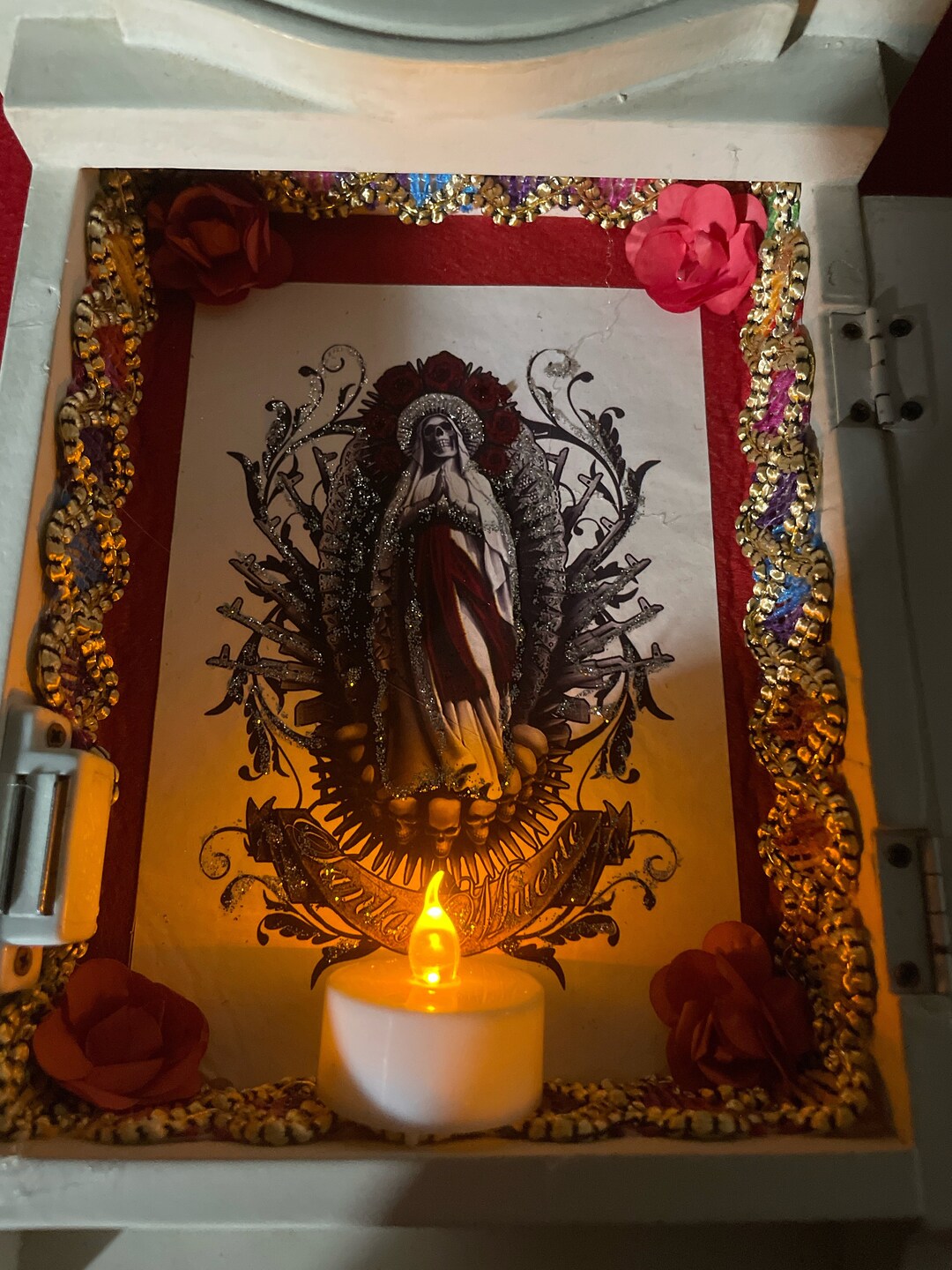 La Santa Muerte Oratory Altar Niche Wicca Spirituality Religion Niche ...