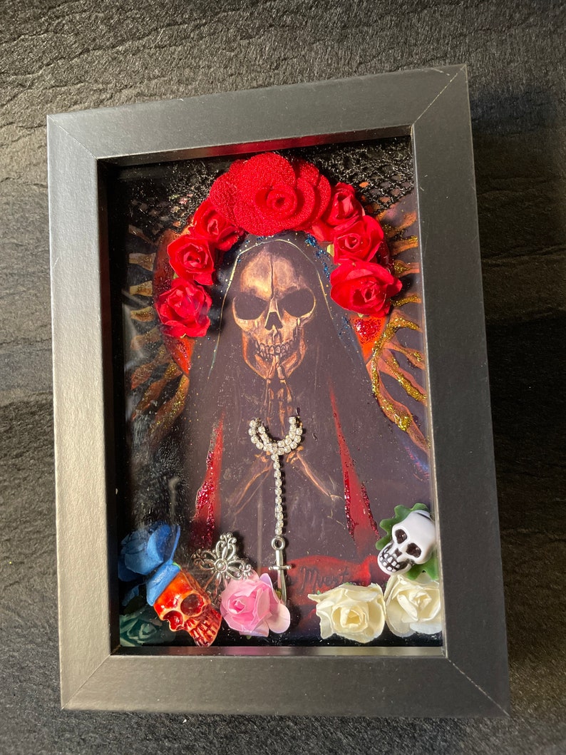La Santa Muerte Oratory Altar Wicca Niche Spirituality - Etsy
