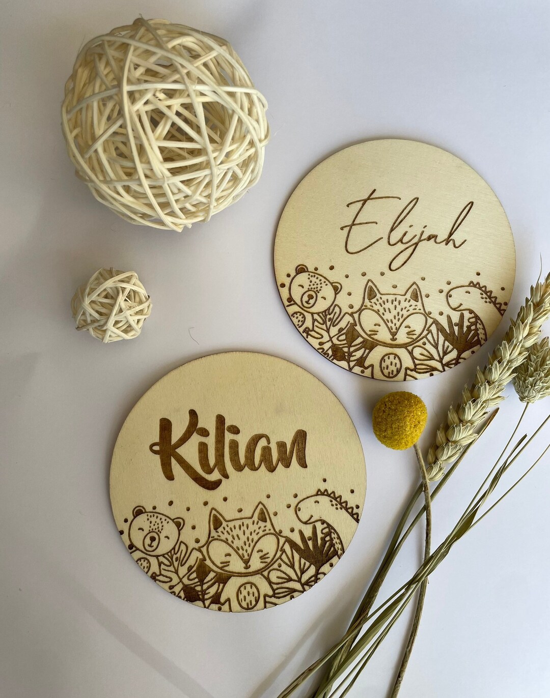 Wooden Nameplate for Children Boys and Girls Personalized Sign for ...