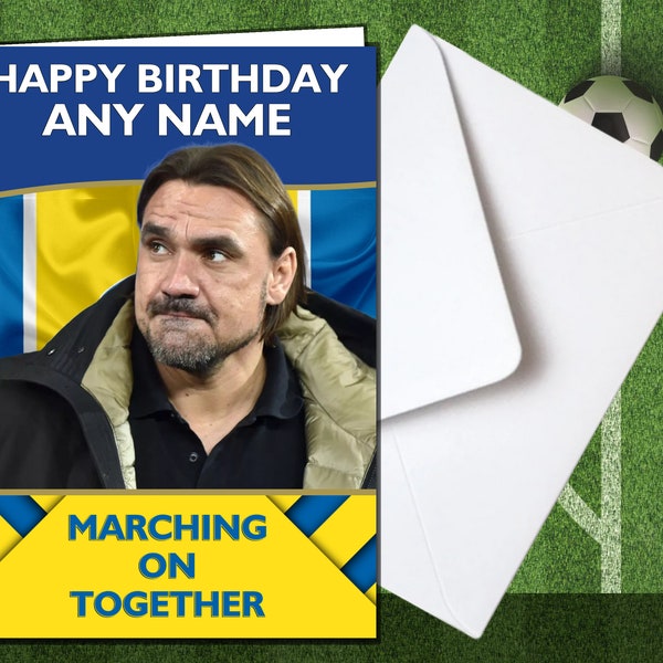 Leeds United Birthday Cards - Etsy Australia