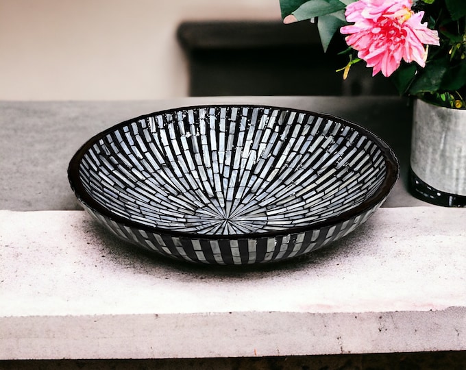 Handmade Mother Pearl Inlay Bowl, Decorative Table Display Centerpiece ...
