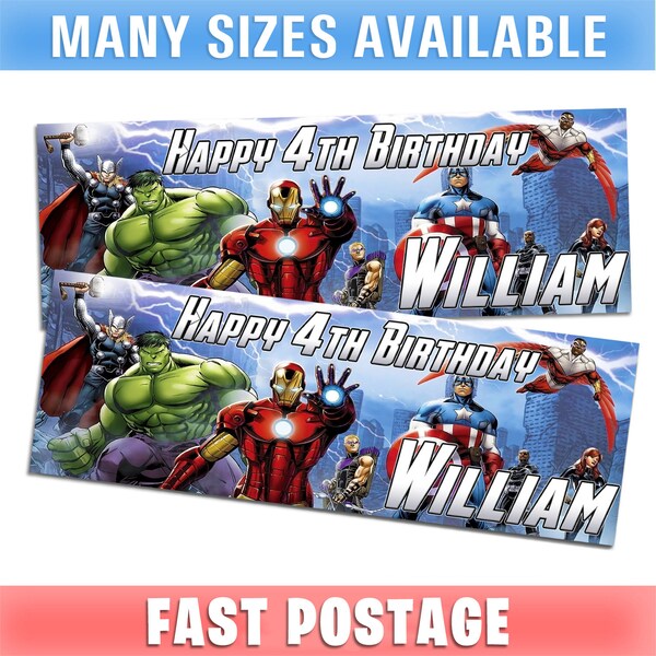 Thor Birthday Banner - Etsy