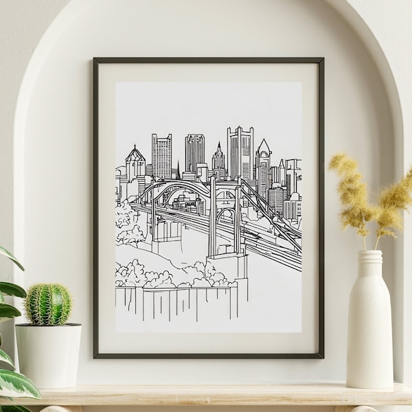 Pittsburgh Gallery Wall Art - Etsy