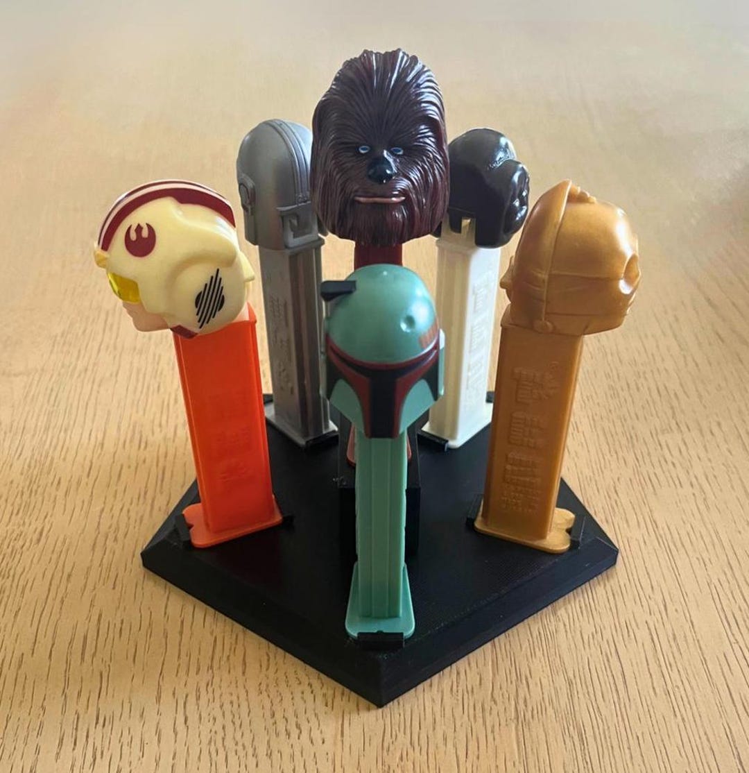 Vintage Pez Pentagon Display Replica for Footed Pez Dispensers (PEZ NOT ...