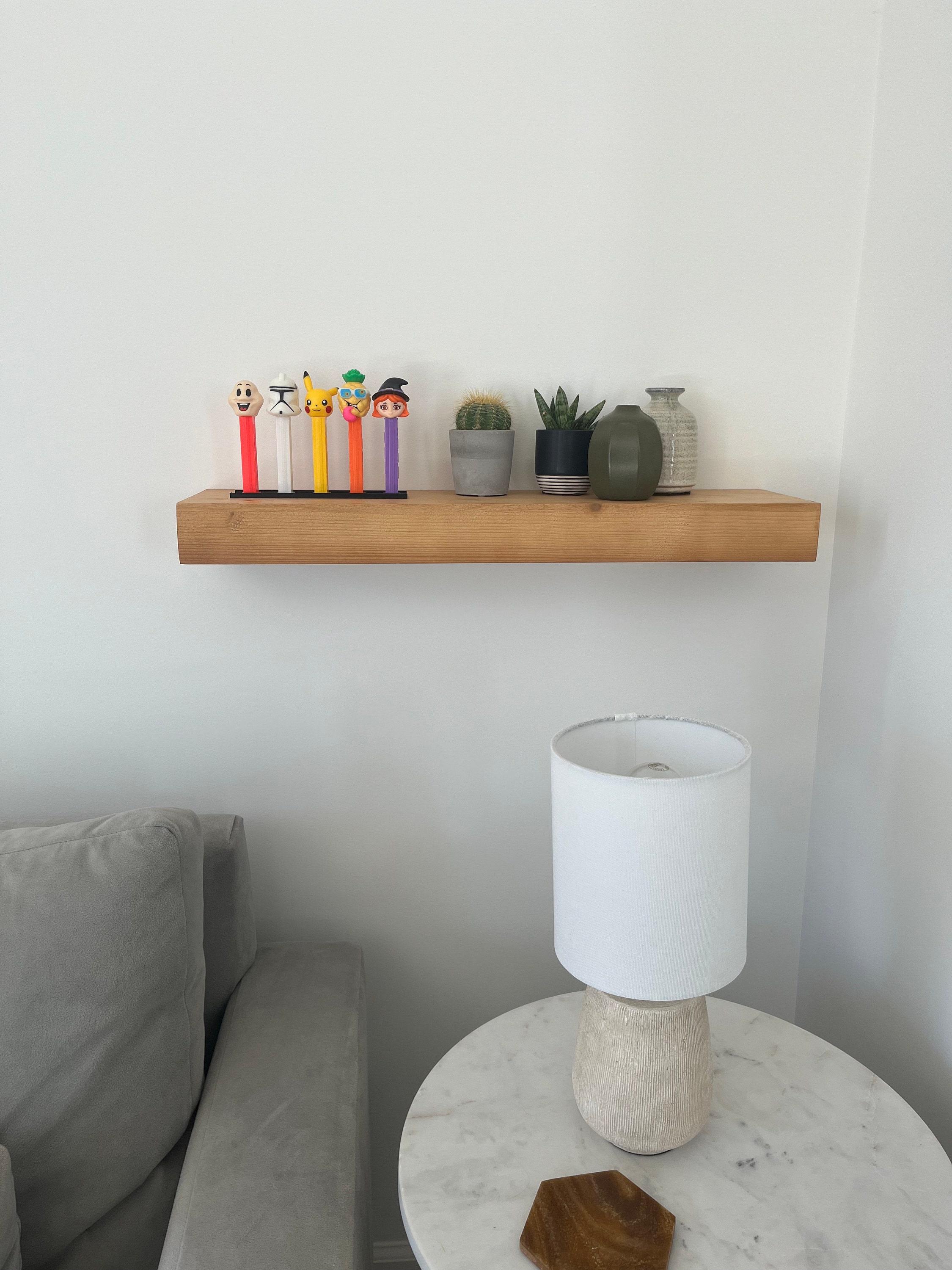 Pez Display Rails (5 Rails Included) for Footed Pez Dispensers! Rail Holds Approximately 5 Pez ...