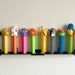 Pez Dispenser Floating Wall Display Stand (angled), Holds 5 Collectible ...