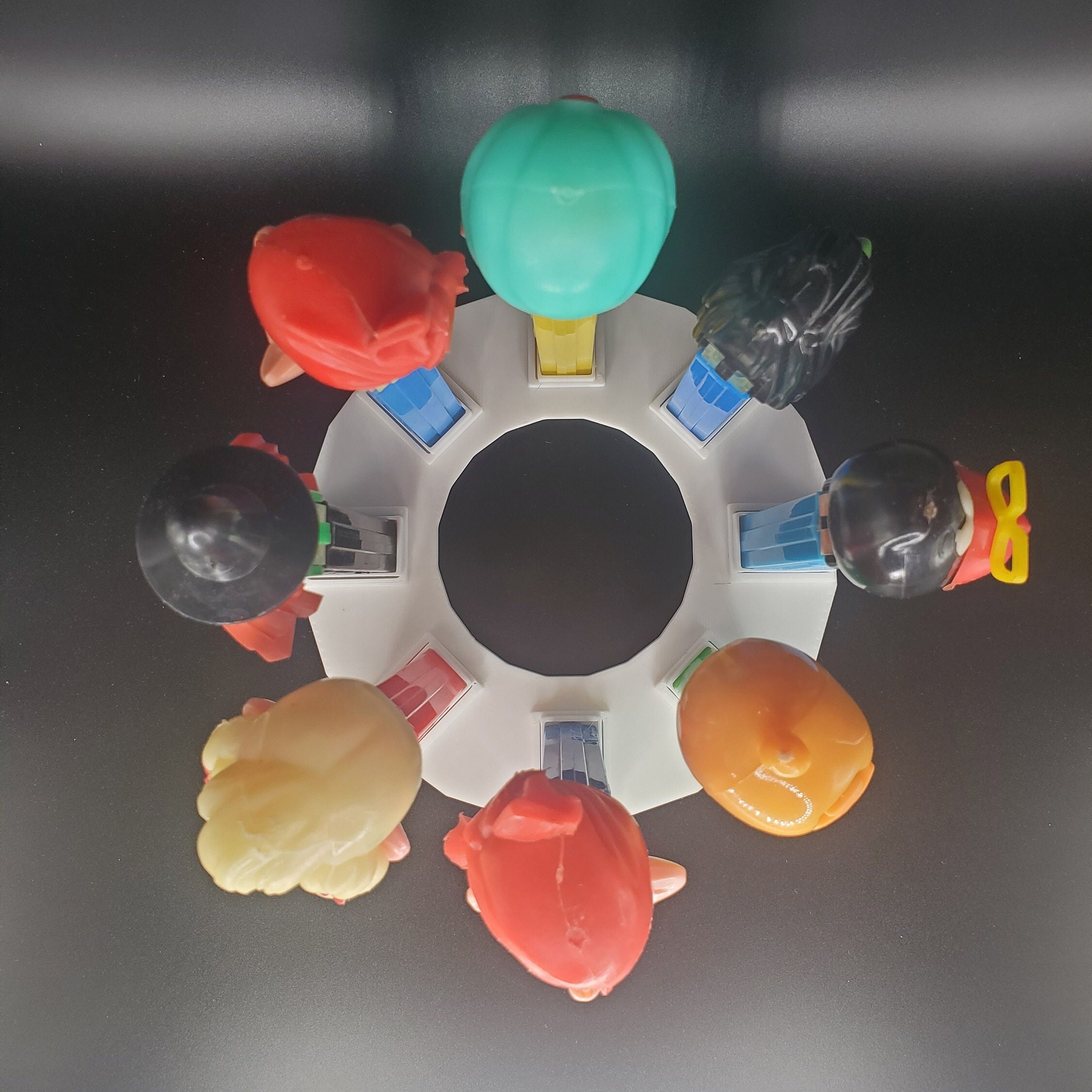 Circular Pez Display Stand, Holds 8 Vintage No Feet PEZ pez NOT ...