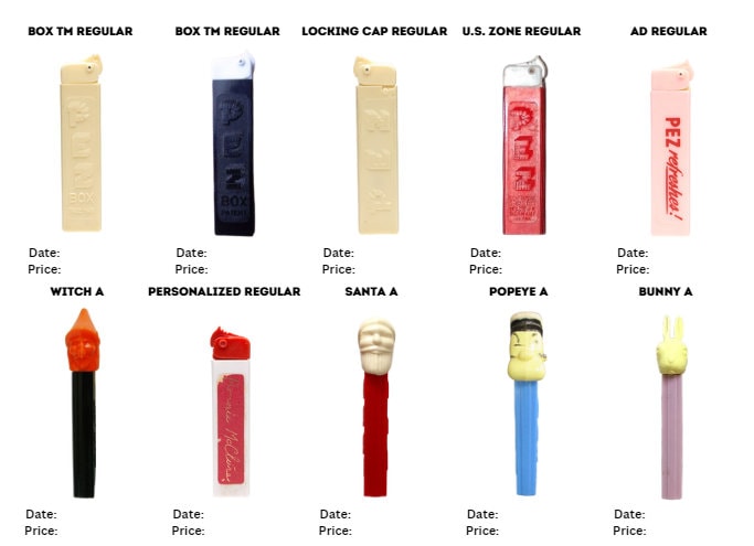 Vintage Pez Collector Tracker Poster 1 of 2, 24 in X 36 In - Etsy