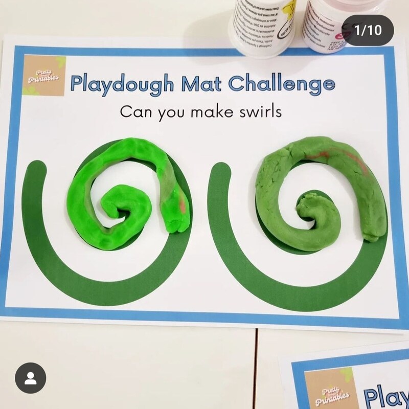 Playdough Mats - Etsy