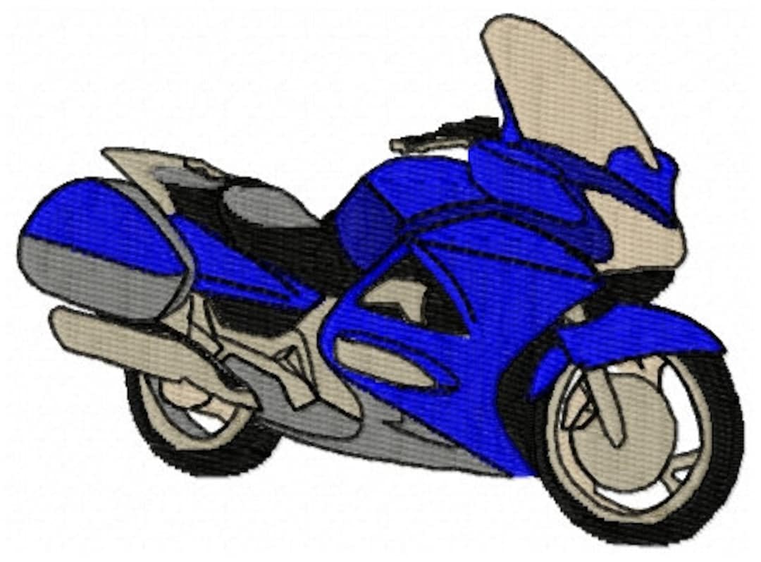 Honda STX1300 Pan European Motorbike Embroidery Design - Instant ...