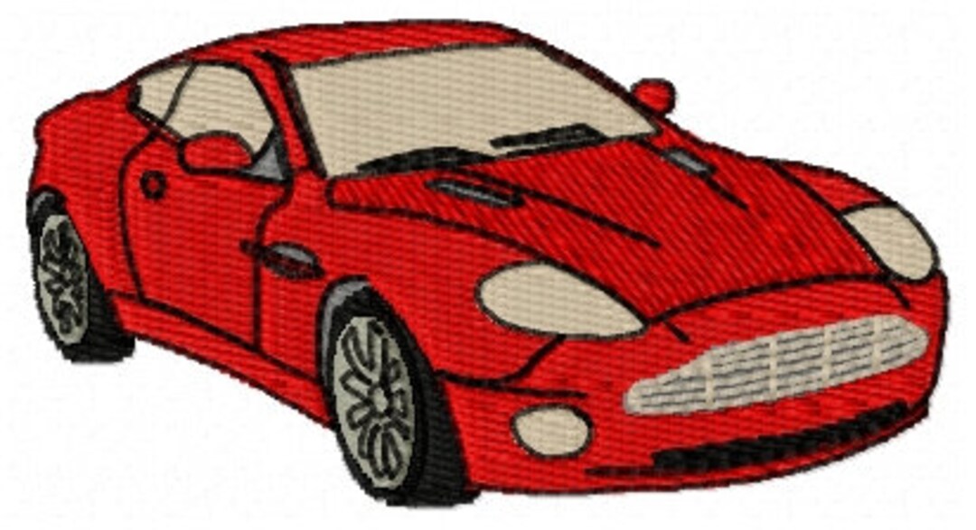 Aston Martin Car Embroidery Design - Instant Download - Etsy