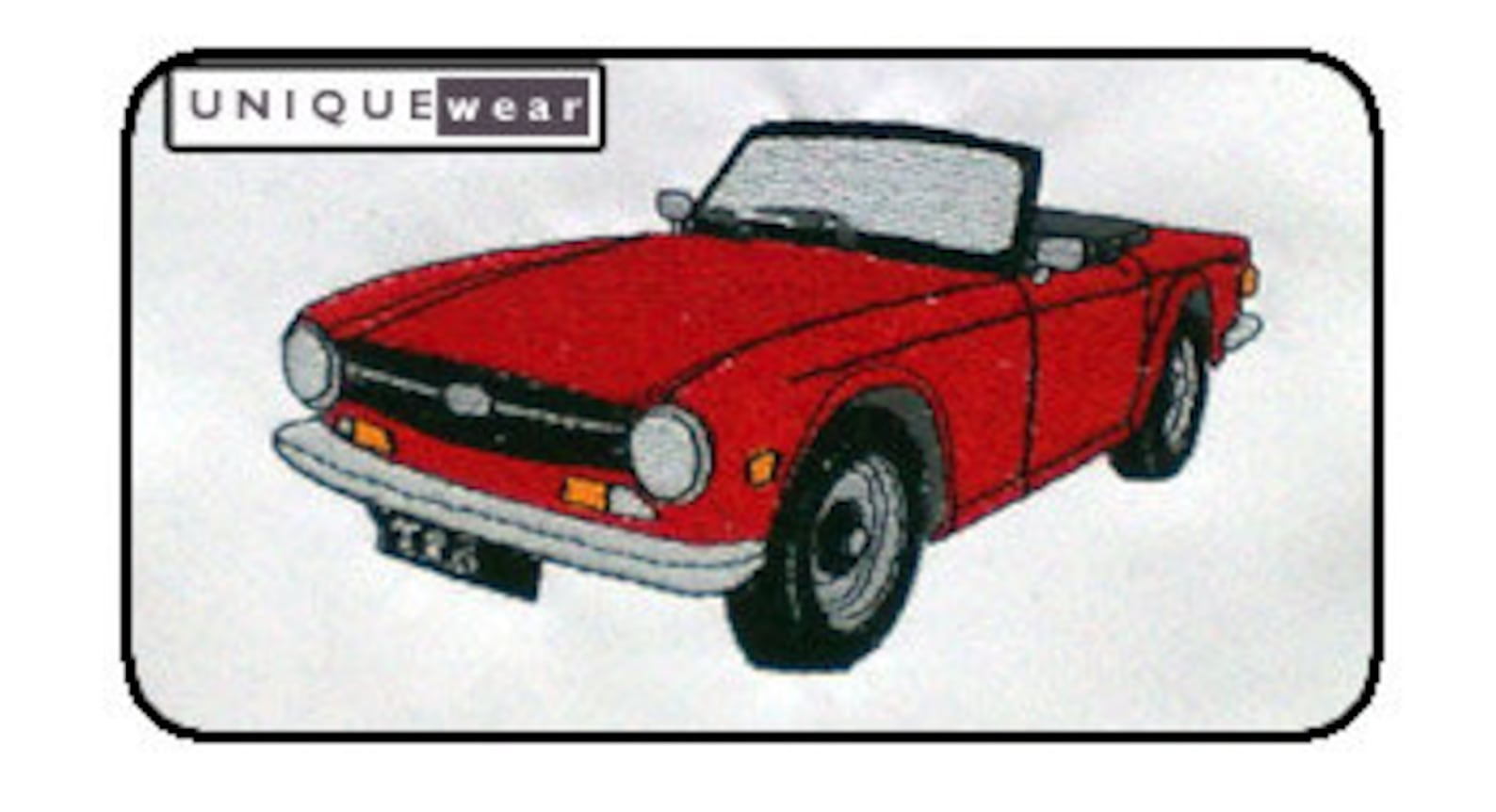 Triumph TR6 Car Embroidery Design - Instant Download - Classic Car ...