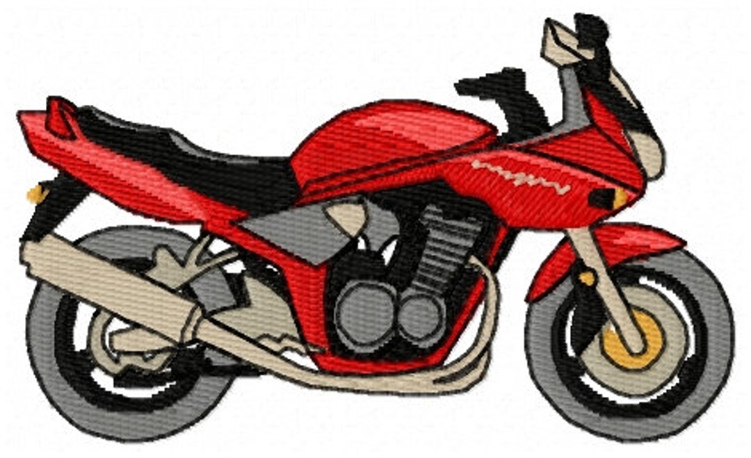 Suzuki GSF Bandit S Motorbike Embroidery Design - Instant Download - Etsy