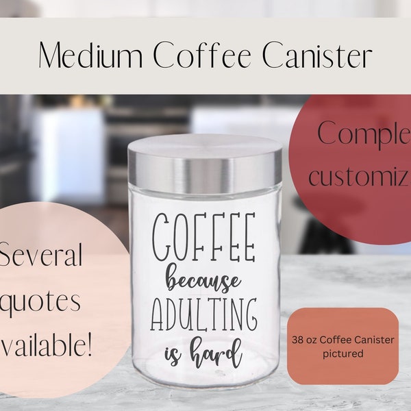 Coffee Canister - Etsy