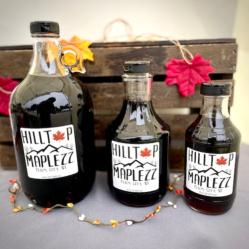 Pure Wisconsin Maple Syrup 1/2 Gallon Grade B - Etsy