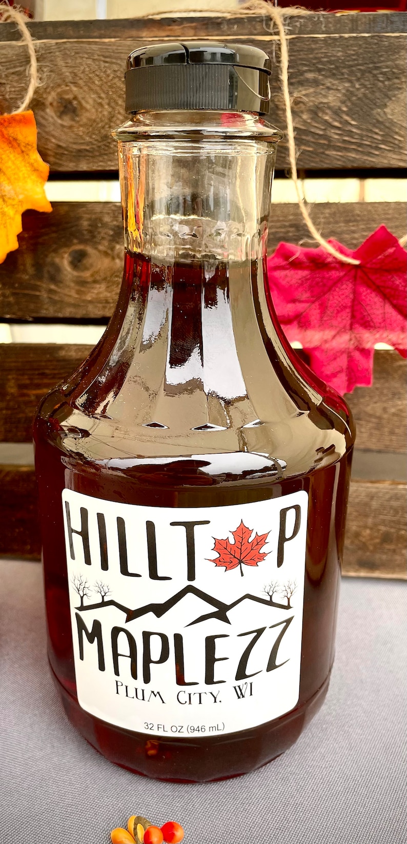 Wisconsin Pure Maple Syrup Quart Bottle - Etsy