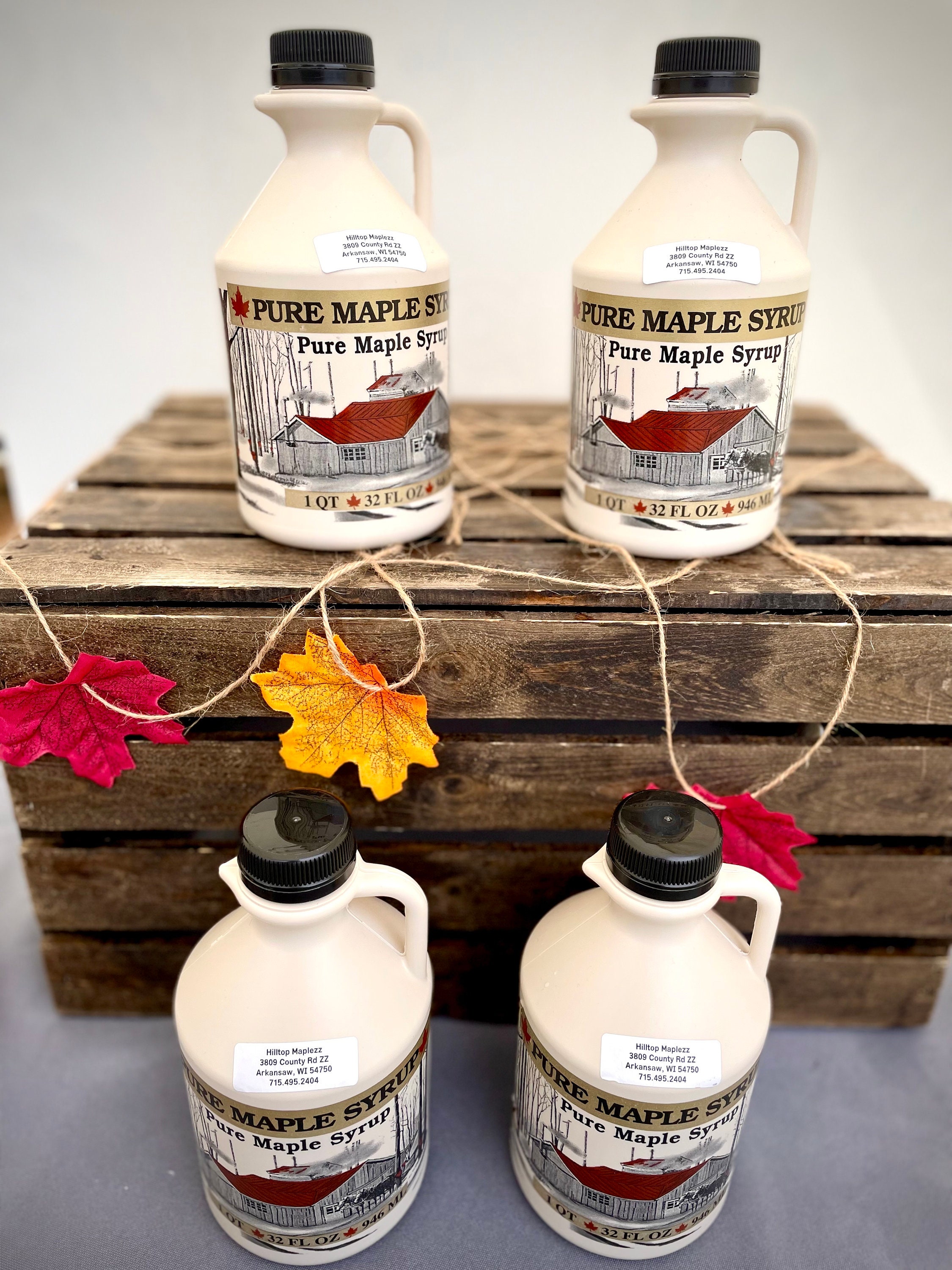 Wisconsin Pure Maple Syrup Quart Bottle - Etsy