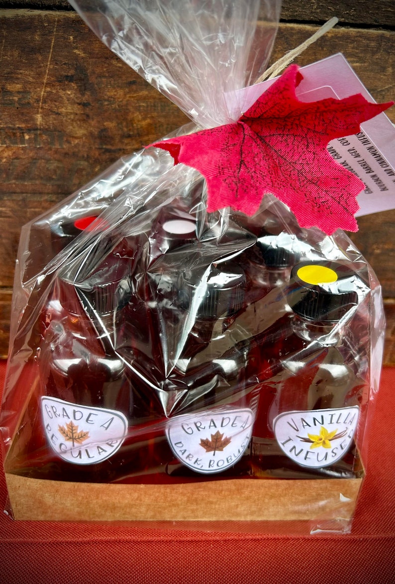 Maple Syrup Gift Bag Flavor Sampler - Etsy