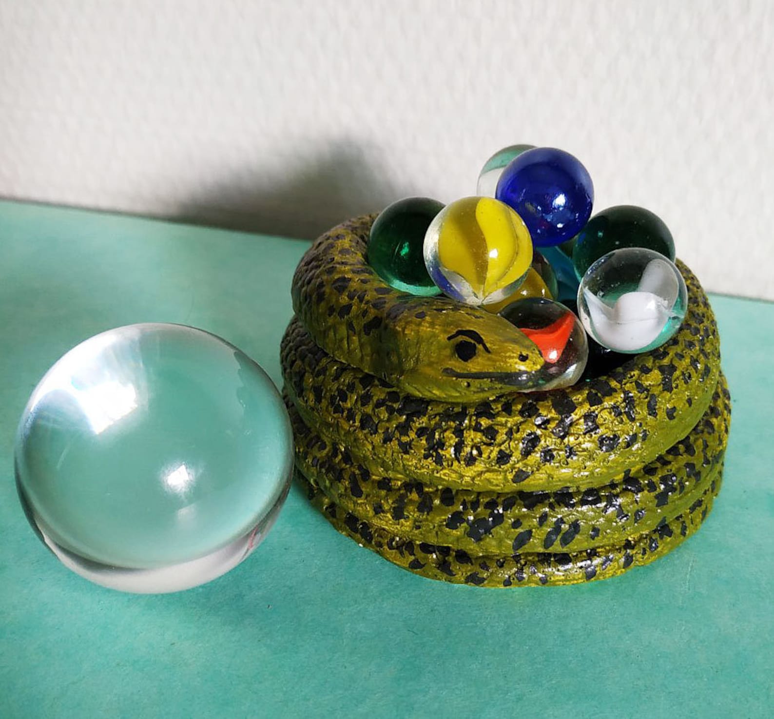 Green Snake. Pot for Succulents and Cacti in the Form of a Snake ...