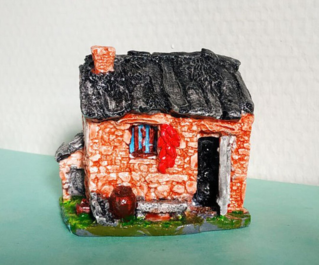 Decorative House, Barn, Hut, Village House. Completely Handmade. Home ...