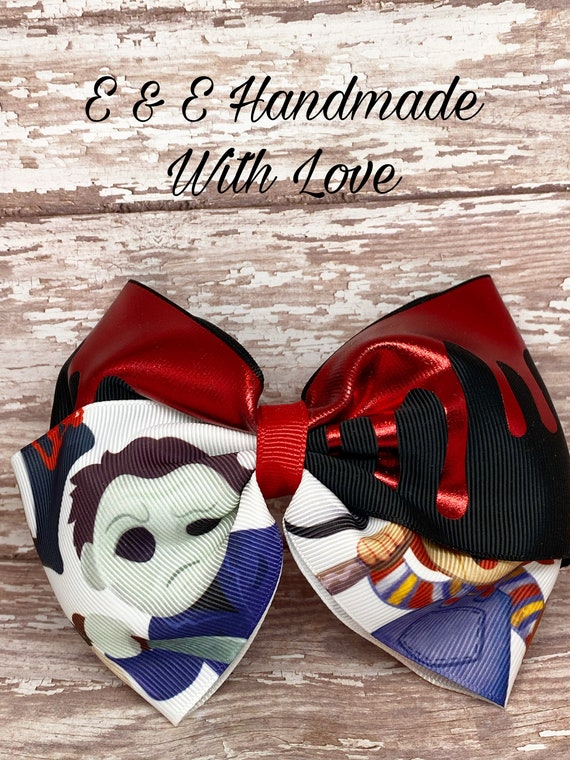 Scary Guys With Dripping Blood Bow - Etsy