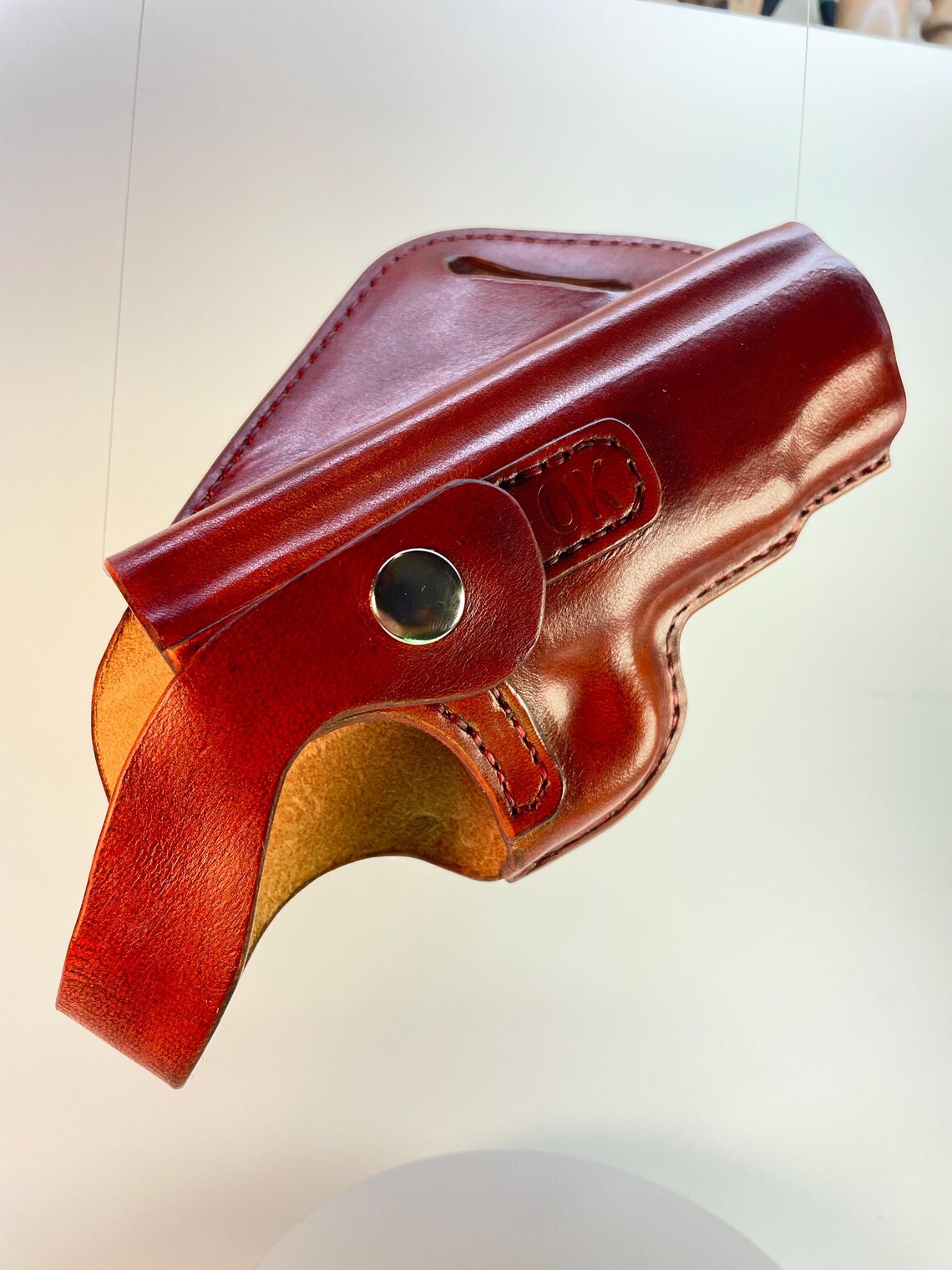 Driving Holster Colt 1911 Cross Draw OWB RH Holster Belt 1 3/8 Handmade ...