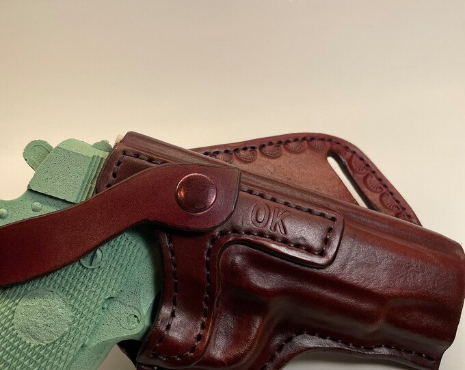 Driving Holster Colt 1911 Cross Draw Very Unique Custom OWB RH Holster ...