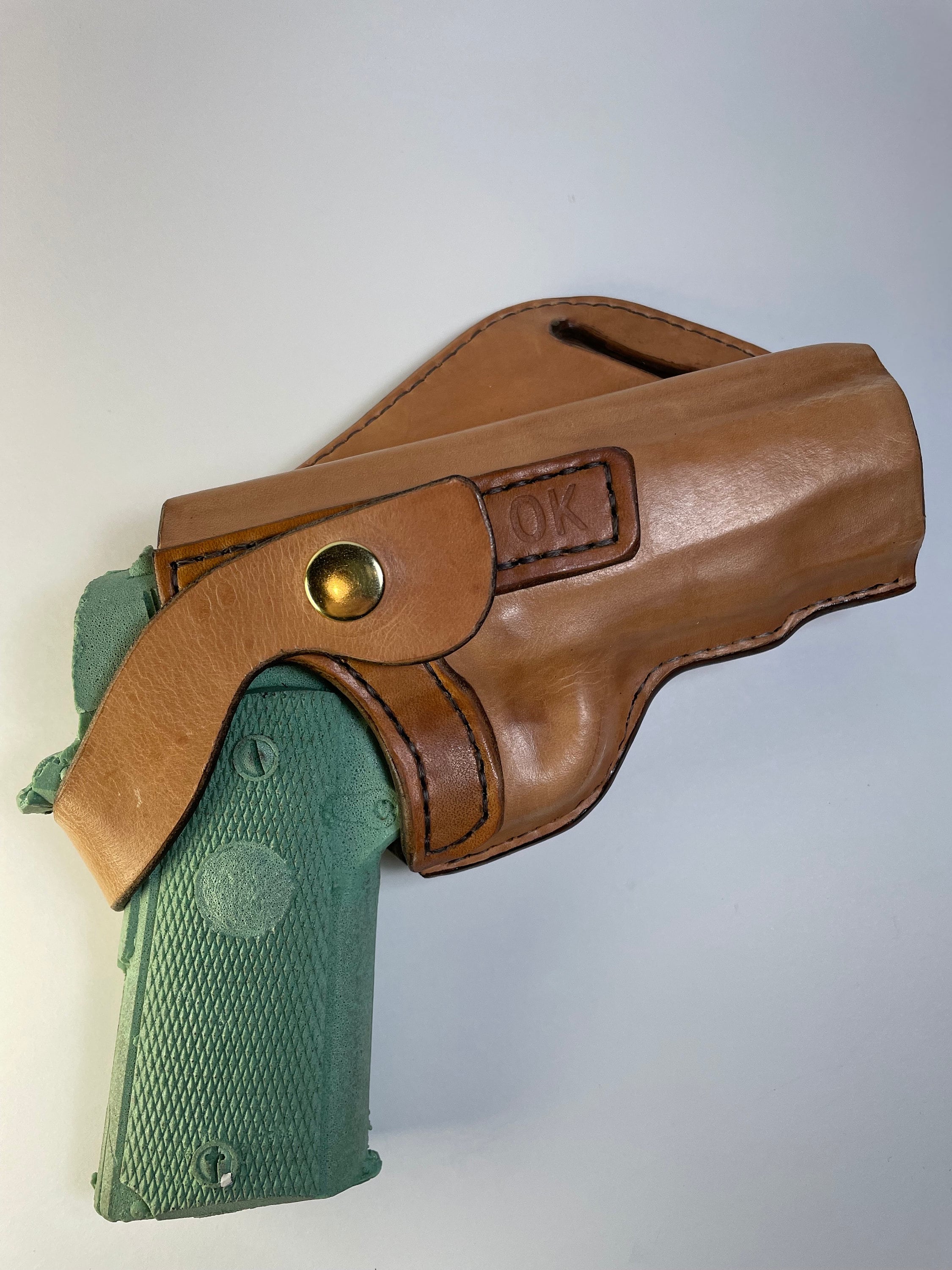 Cross Draw Holster Colt 1911 Driving Holster Very Unique Custom OWB RH ...