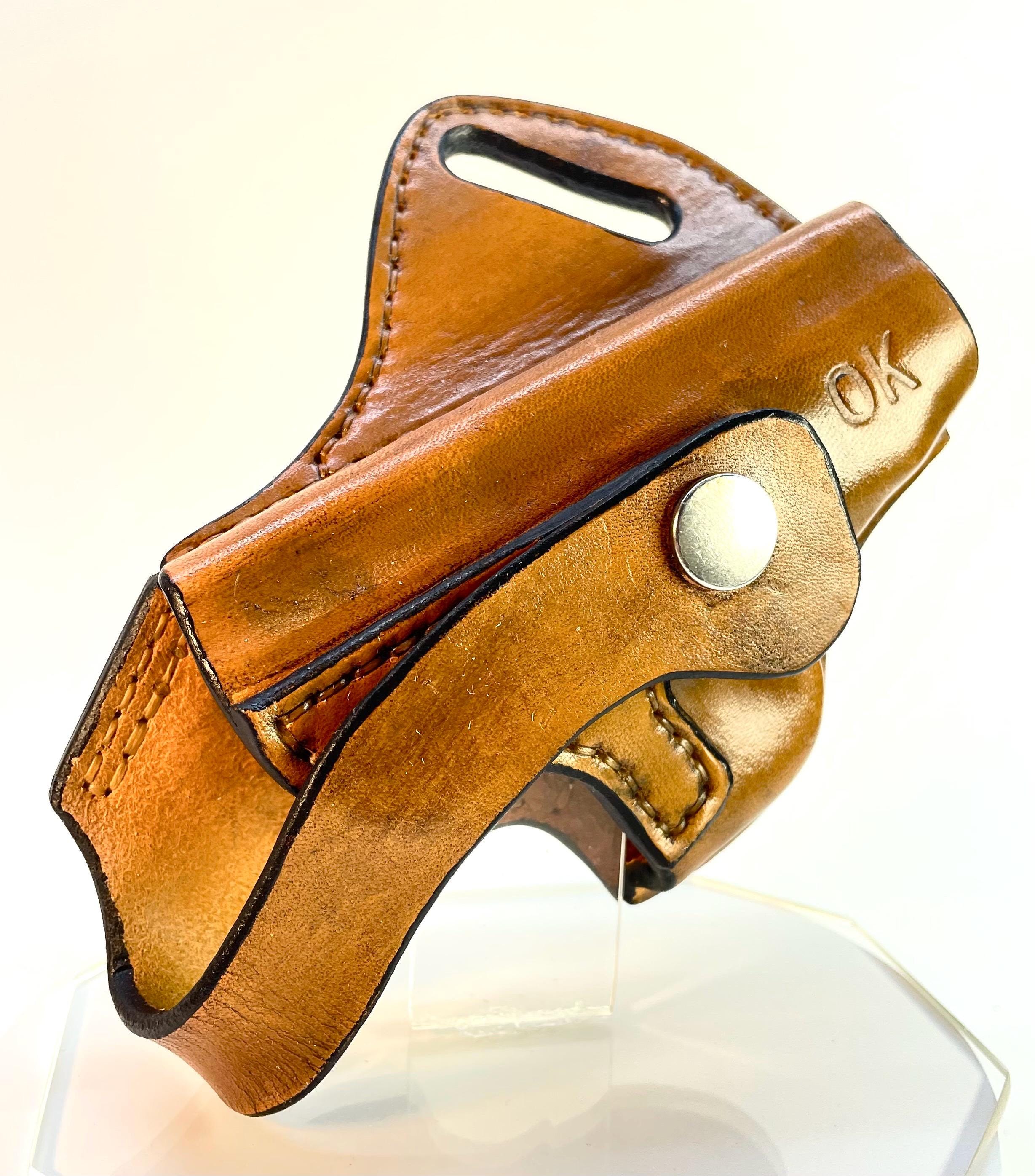 Walther PPK Cross Draw Driving OWB Leather Holster 1 3/8 Belt Right ...