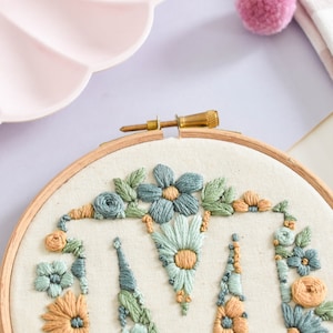 Letter 'H' Embroidery Pattern / PDF Digital Download / Floral ...