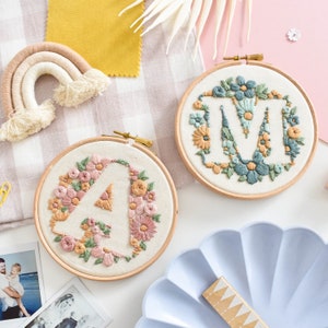 Letter 'O' Embroidery Pattern / PDF Digital Download / Floral ...