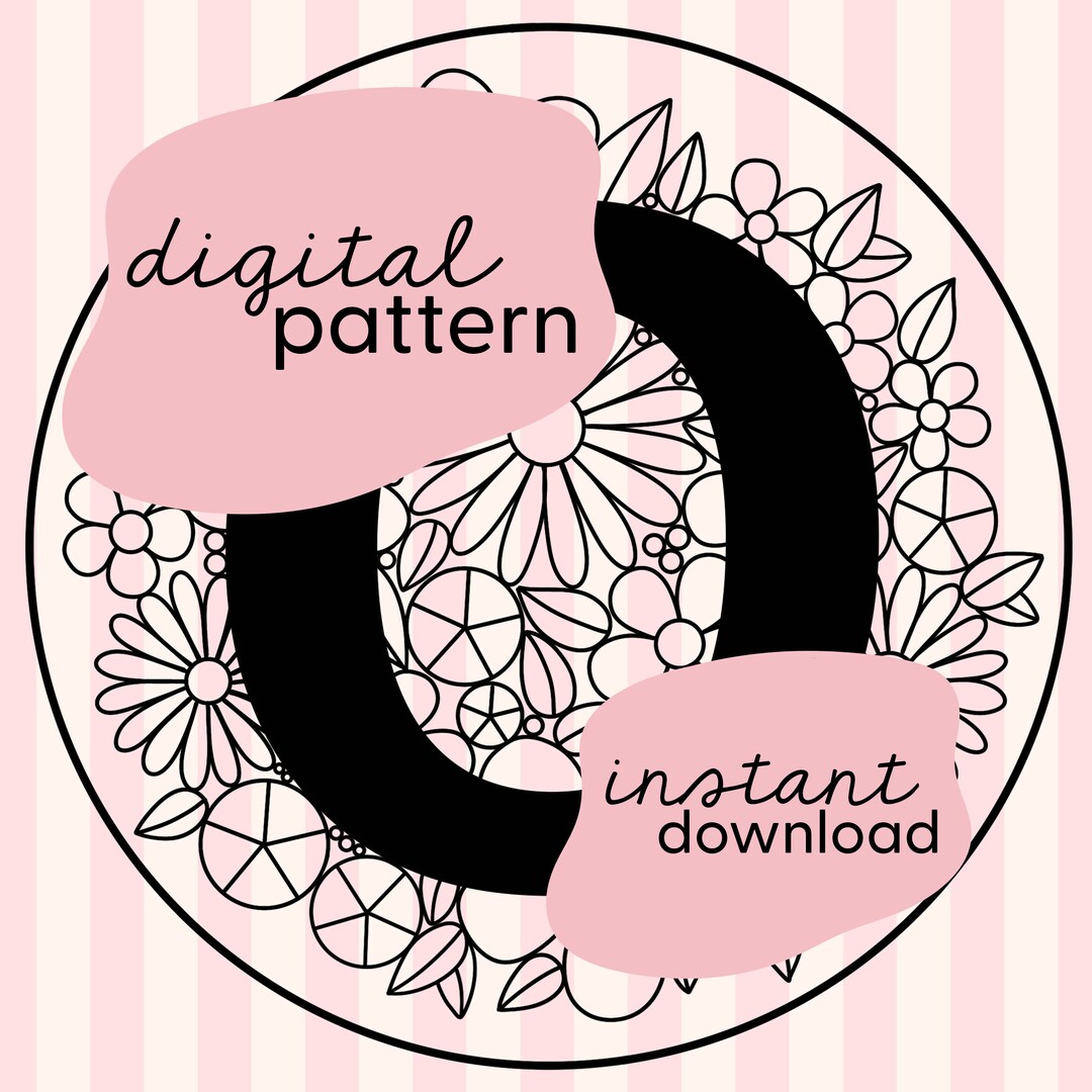 Letter 'O' Embroidery Pattern / PDF Digital Download / Floral ...