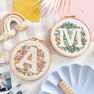 Letter 'C' Embroidery Pattern / PDF Digital Download / Floral ...