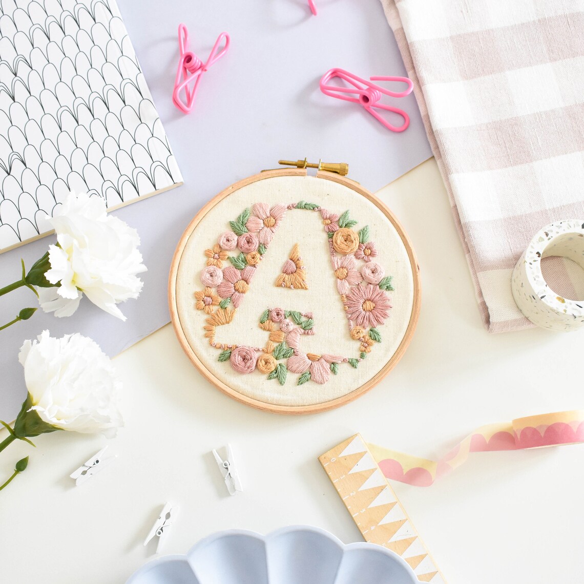 50 / 50 Years Embroidery Pattern / Golden Wedding Anniversary / PDF ...