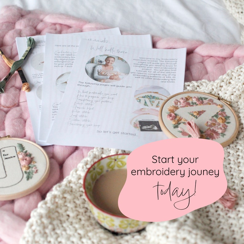 Beginners Guide to Embroidery / Embroidery Booklet Digital Download ...