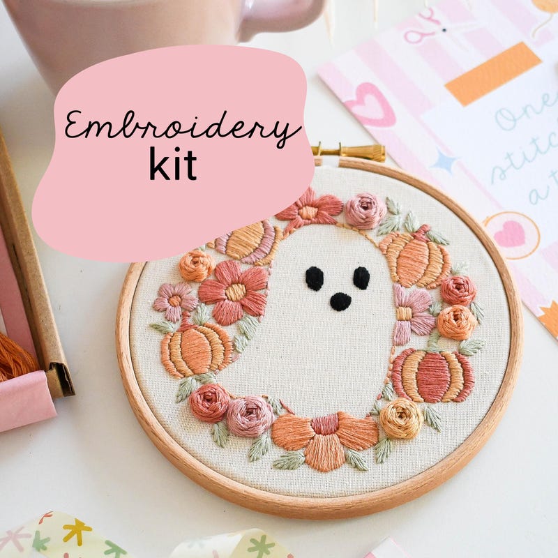 Fall Embroidery Kits - Etsy
