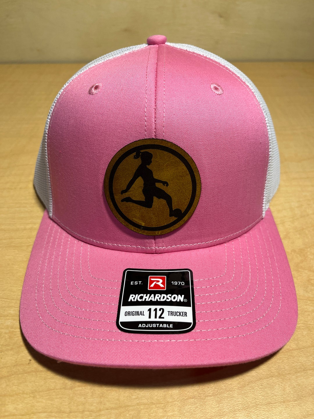 Female Soccer Player Leather Patch Hat - Etsy