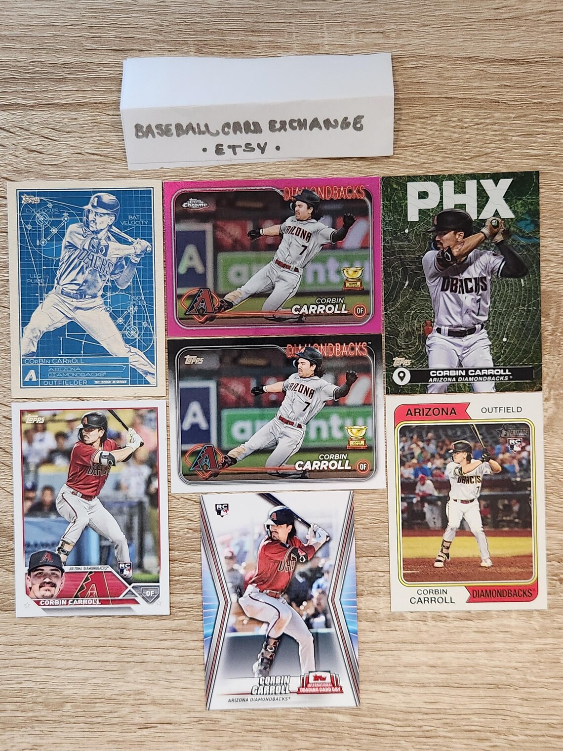 Corbin Carroll Rookie Card Arizona Diamondbacks - Etsy