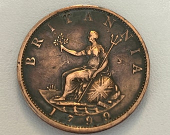 George Half Penny - Etsy