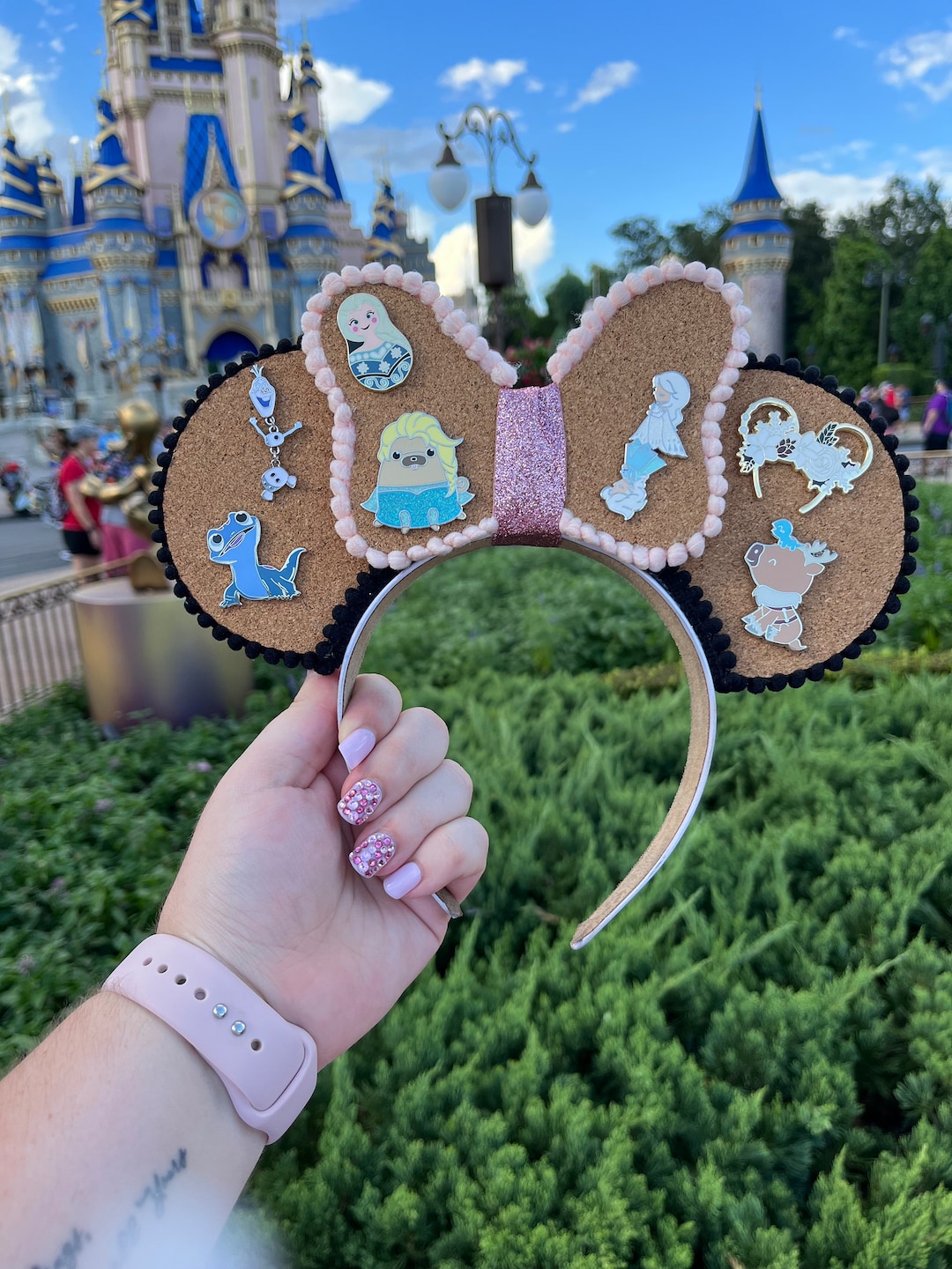 Custom Minnie Mouse Inspired Pin Trading Ears - Etsy