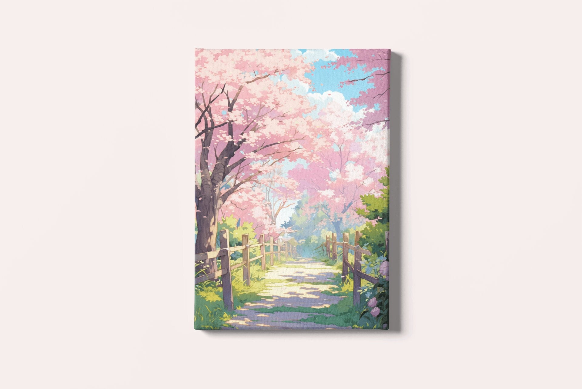 Anime Wall Art, Cherry Blossom Trees, Anime Background, Japanese Studio ...