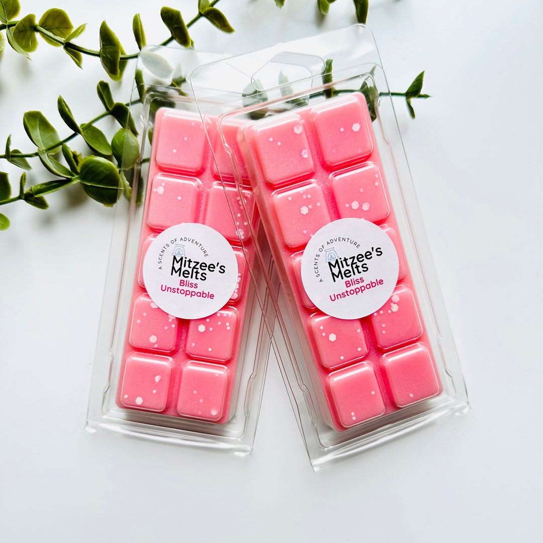 BLISS UNSTOPPABLE Wax Melts,snap Bar,soy Wax,eco Friendly,strong ...