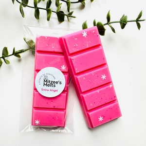 SNOW ANGEL Wax Melts, Snap Bars, Soy Wax, Eco Friendly, Strong Scented ...