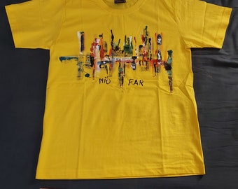 Hand Painted T Shirt - Etsy