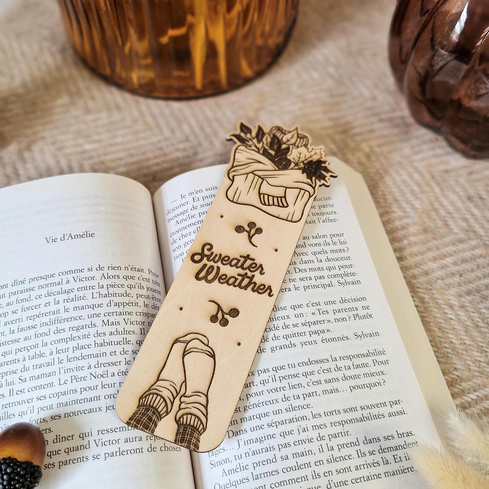 Set of Your Choice of Wooden Bookmarks From the Autumn Collection - Etsy
